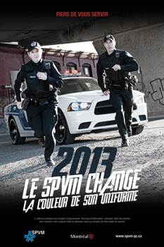 The SPVM changes their uniform color - Service de Police de la Ville de ...